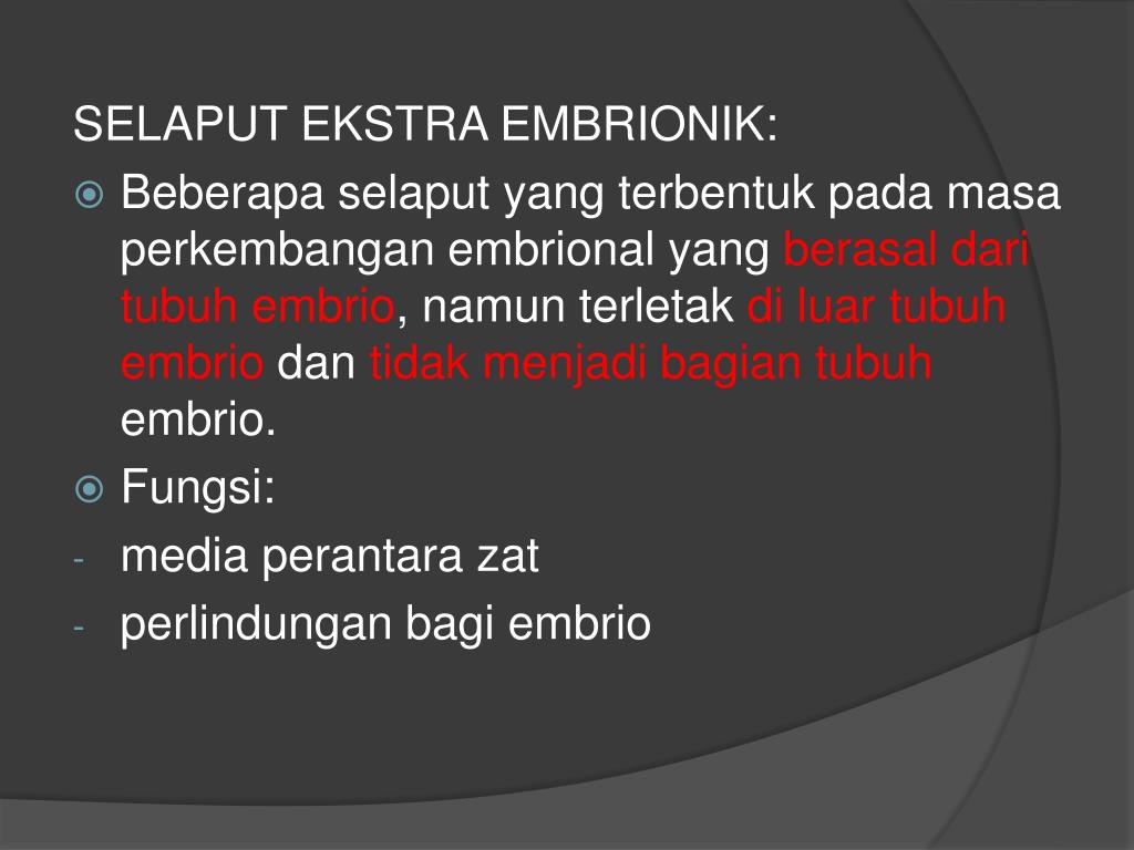PPT - IMPLANTASI, selaput ekstra embrionik DAN PLASENTA si PowerPoint ...