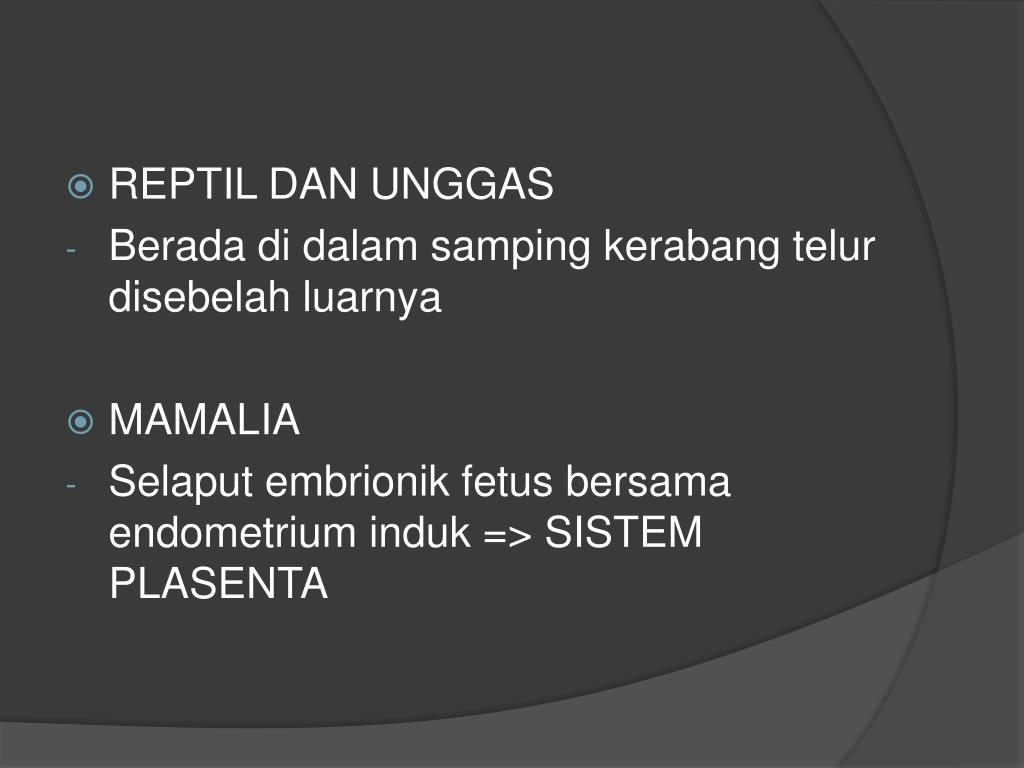PPT - IMPLANTASI, selaput ekstra embrionik DAN PLASENTA si PowerPoint ...