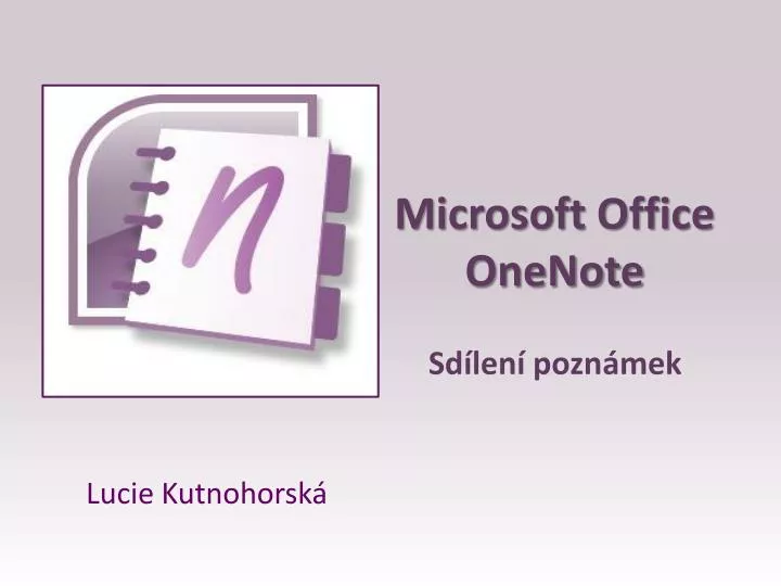PPT - Microsoft Office OneNote PowerPoint Presentation, free download ...