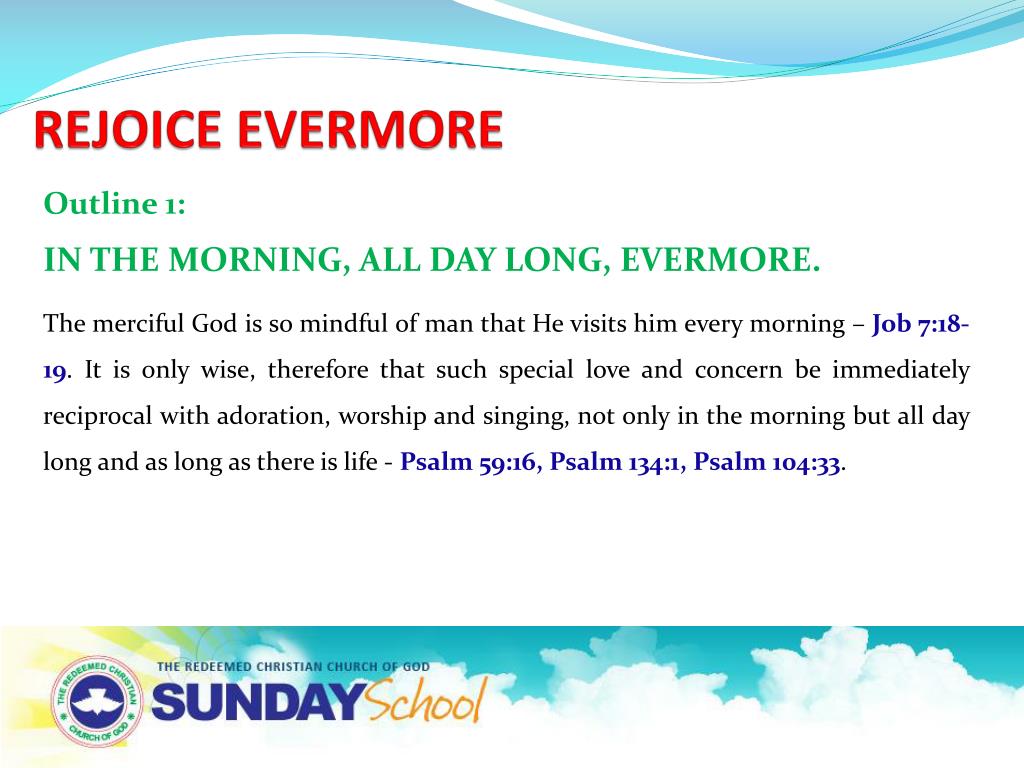 PPT - Rejoice Evermore: The Call to Continuous Praise in All ...