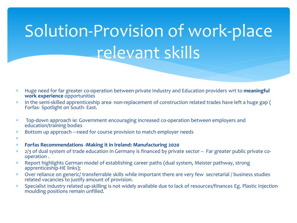 PPT - Facilitating Employment Opportunities in the South East ...