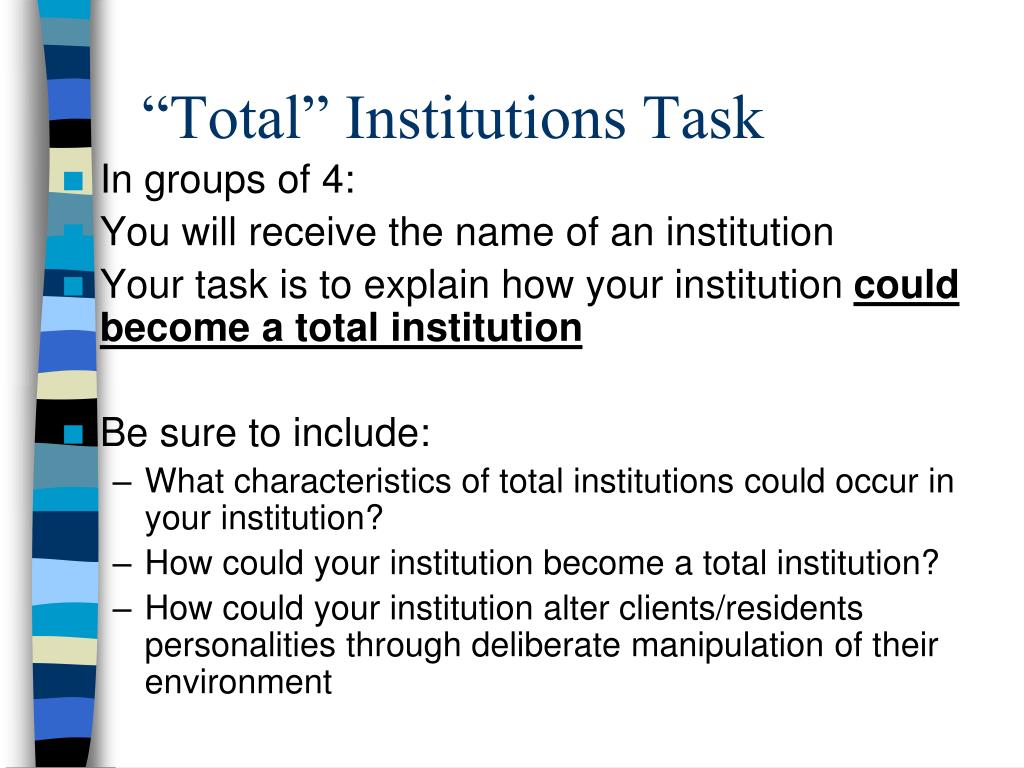 PPT - Total Institutions PowerPoint Presentation, free download - ID ...