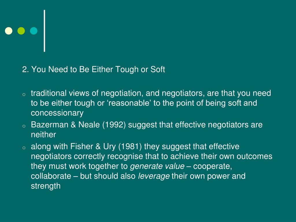 PPT - Negotiation Myths see The Heart and Mind of the Negotiator by ...