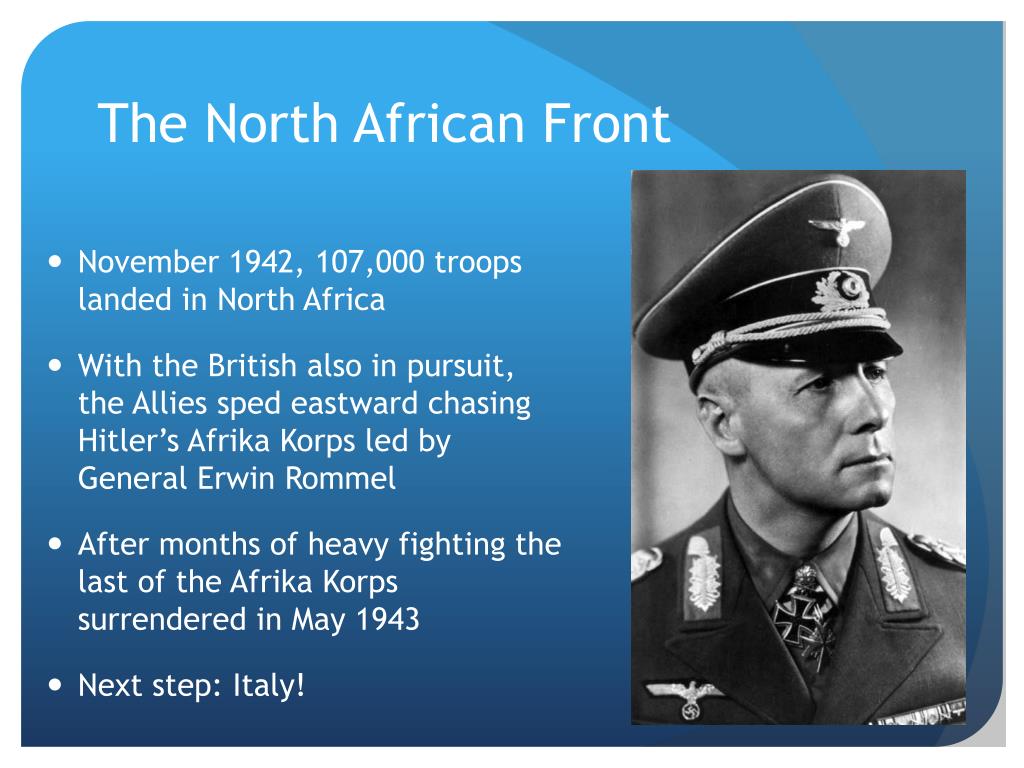 PPT - America and WWII: The War for E urope and North Africa PowerPoint ...
