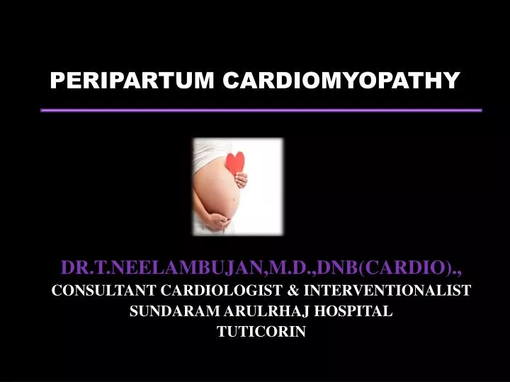 PPT - PERIPARTUM CARDIOMYOPATHY PowerPoint Presentation, free download ...