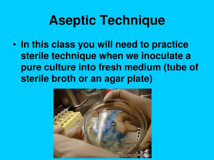 PPT - Aseptic Technique: Media and Equipment PowerPoint Presentation ...