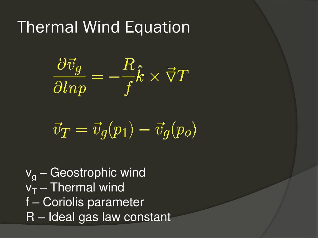 PPT - Condensation-Induced Winds in Meteorology: A Supplemental Theorem ...