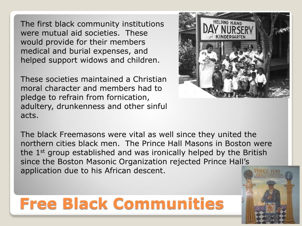 PPT - African Americans in the New Nation (1783-1820) Part I PowerPoint ...