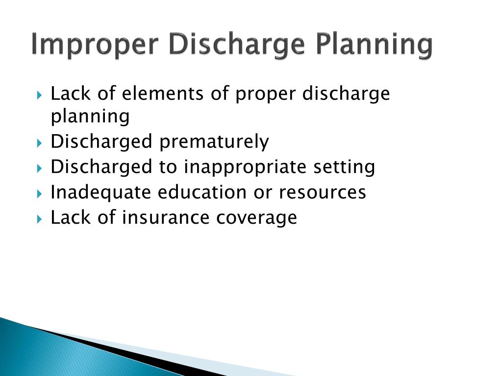 PPT - Discharge Planning in the Acute Care Setting PowerPoint ...