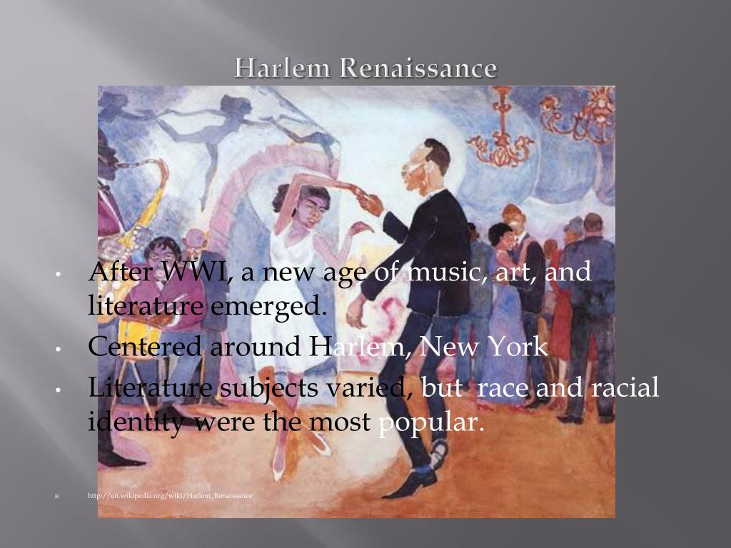 PPT - African American Literature of the Early 1900s Daniel Ansaldo ...
