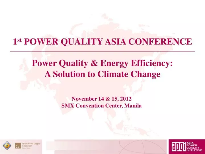 PPT - Power Quality & Energy Efficiency: A Solution to Climate Change ...