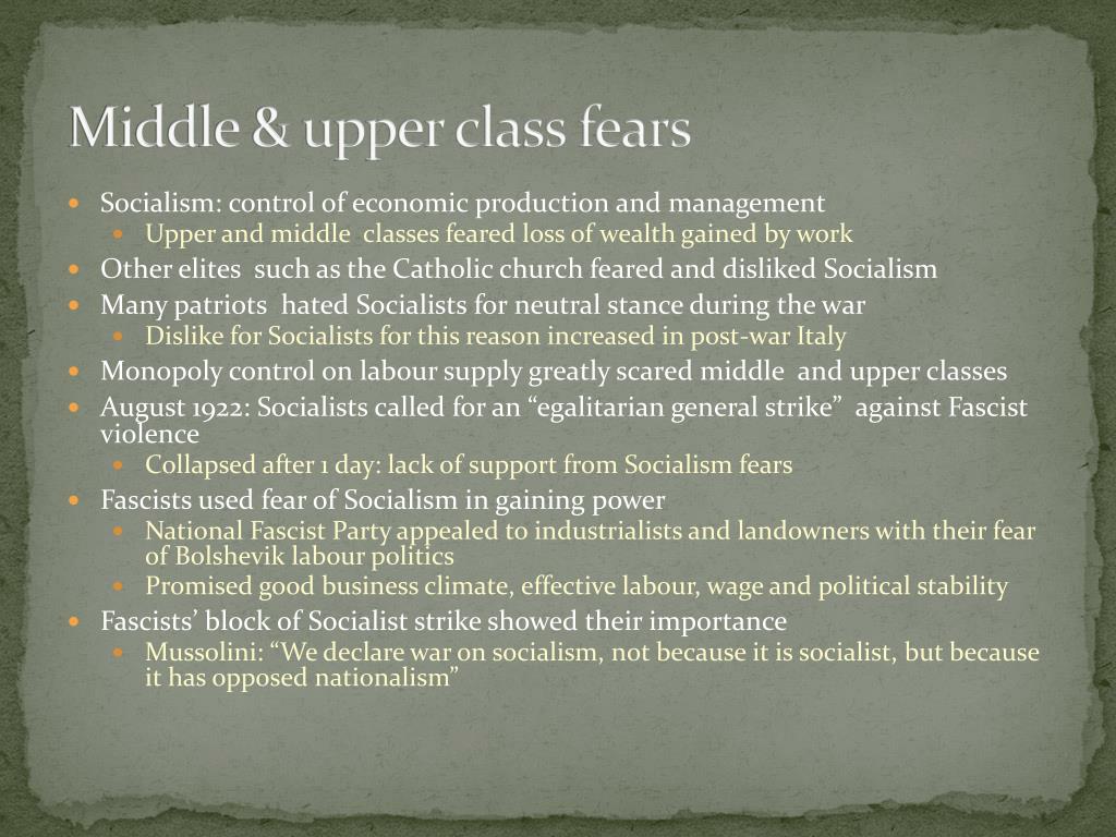 PPT - Rise & Fear of Socialism in Italy PowerPoint Presentation, free ...