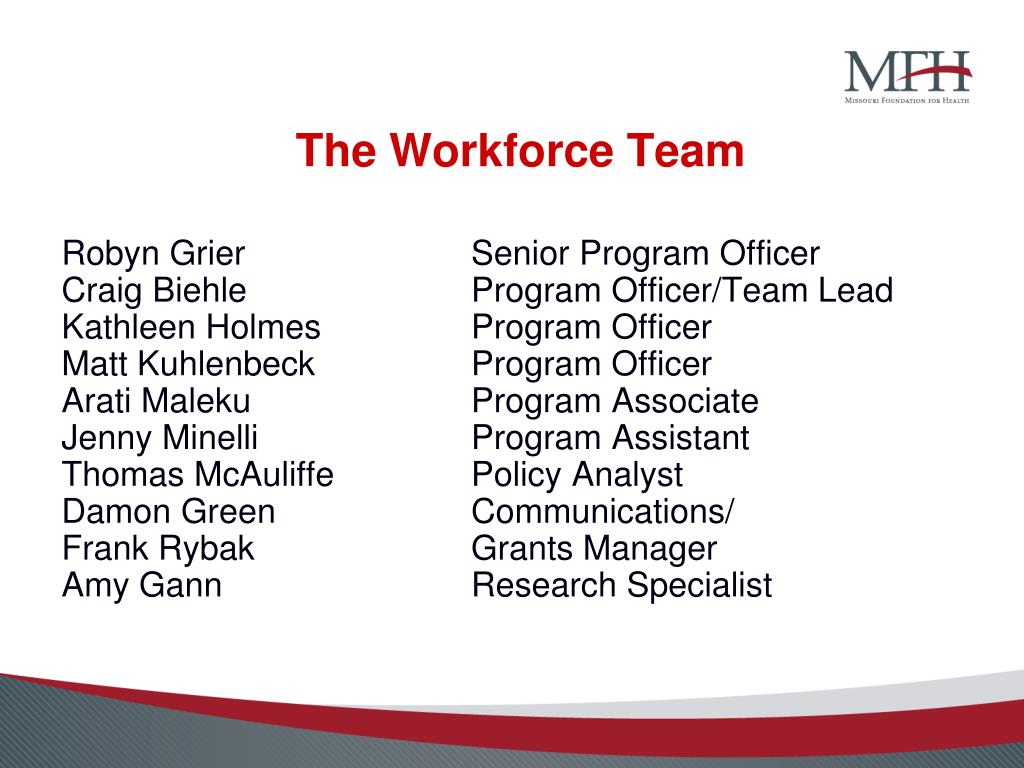 PPT - Health Care Workforce Development Encouraging Pursuit of Careers ...