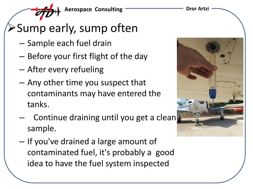 PPT - Water contamination of Aviation Fuel PowerPoint Presentation ...