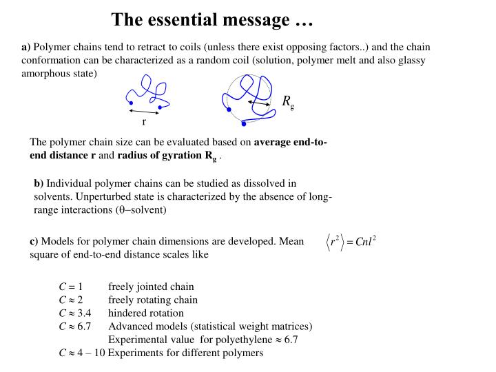 PPT - Conformation of polymers PowerPoint Presentation - ID:1882647