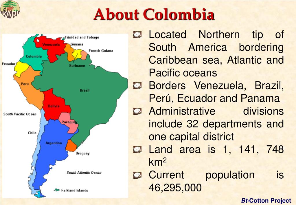 PPT - Bt-Cotton Commercialization : Case Study of Colombia Dr. Waturu C ...