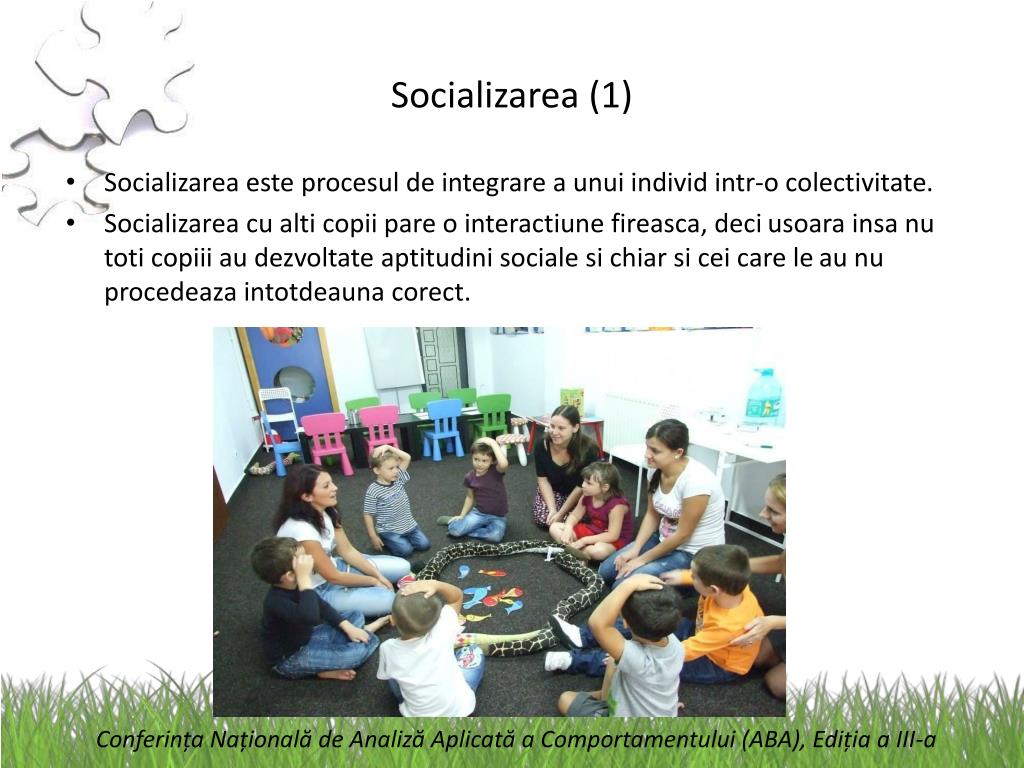 PPT - Importanta grupurilor de socializare in integrarea copiilor cu ...