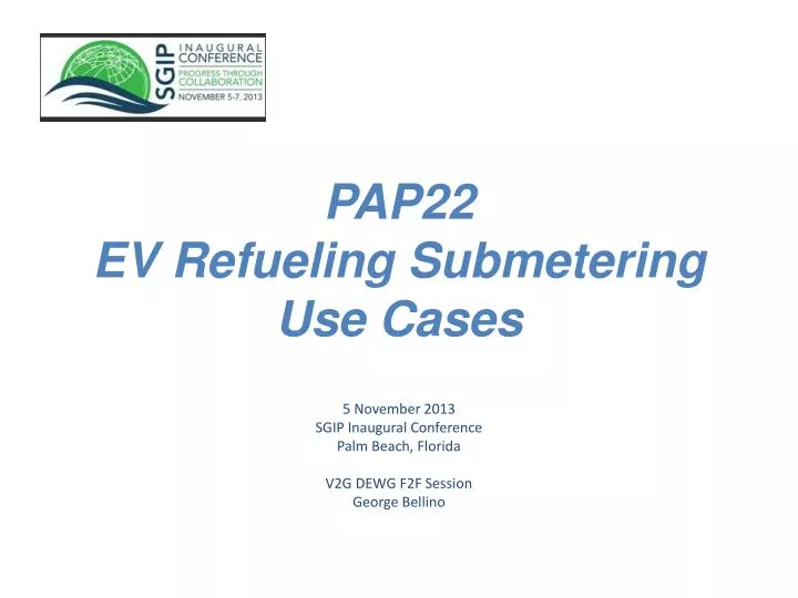 PPT - PAP22 EV Refueling Submetering Use Cases PowerPoint Presentation ...