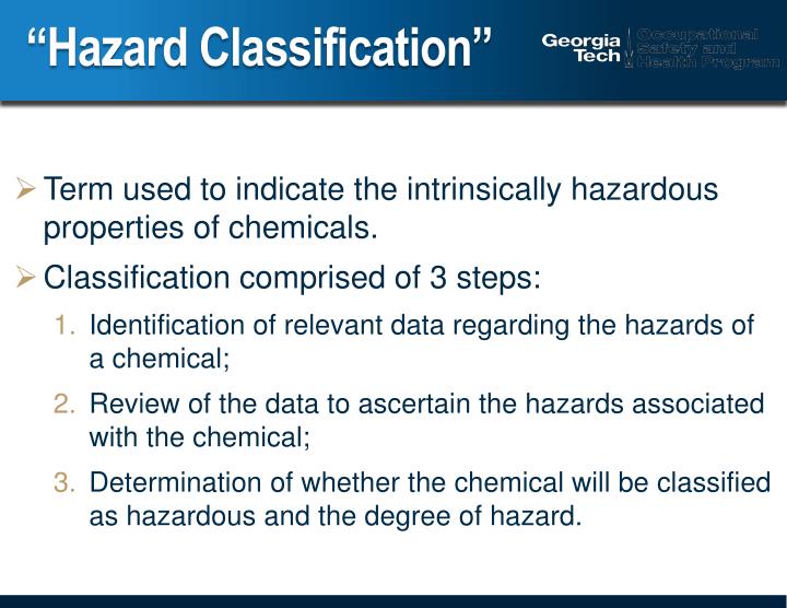 PPT - HazCom 2012 Hazard Identification Classification, Signal Words ...