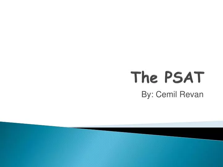 PPT - The PSAT PowerPoint Presentation, free download - ID:1883418