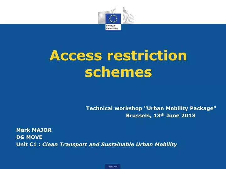 PPT - Access restriction schemes PowerPoint Presentation, free download ...