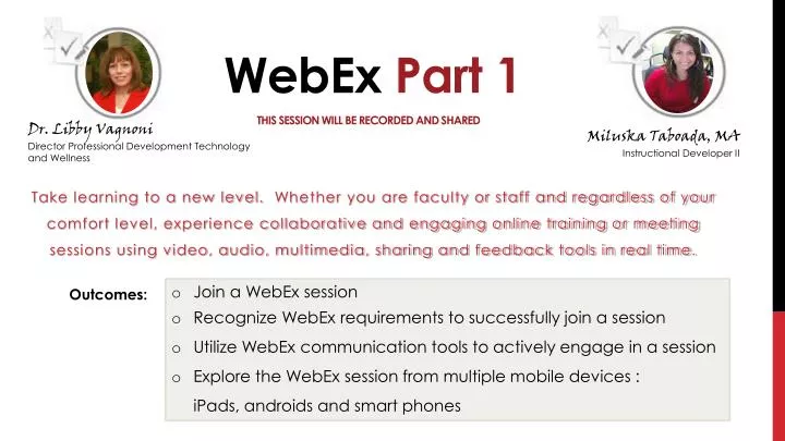 PPT - WebEx Part 1 PowerPoint Presentation, free download - ID:1883488