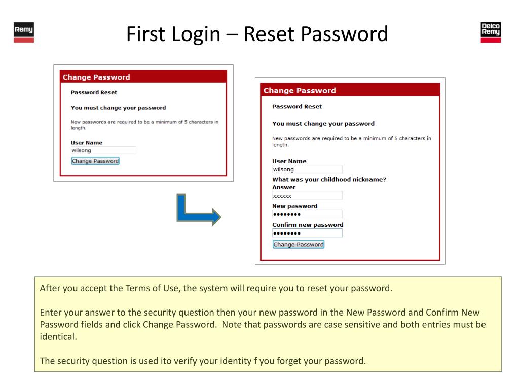 PPT - First Time Log In PowerPoint Presentation, free download - ID:1884087