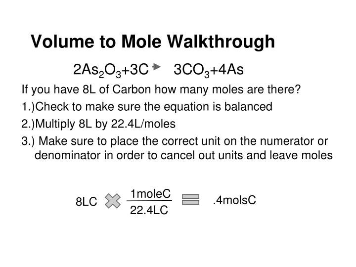 PPT - Mole/Stoichiometry PowerPoint Presentation - ID:1884092