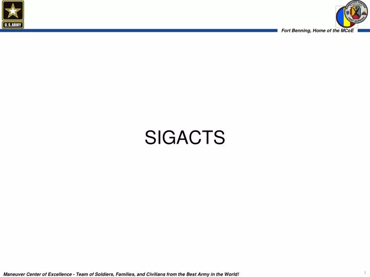 PPT - SIGACTS PowerPoint Presentation, free download - ID:1884115