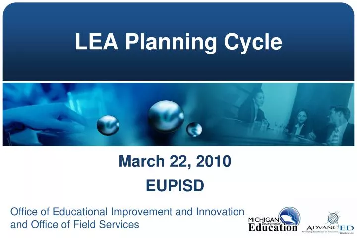 PPT - LEA Planning Cycle PowerPoint Presentation, free download - ID ...