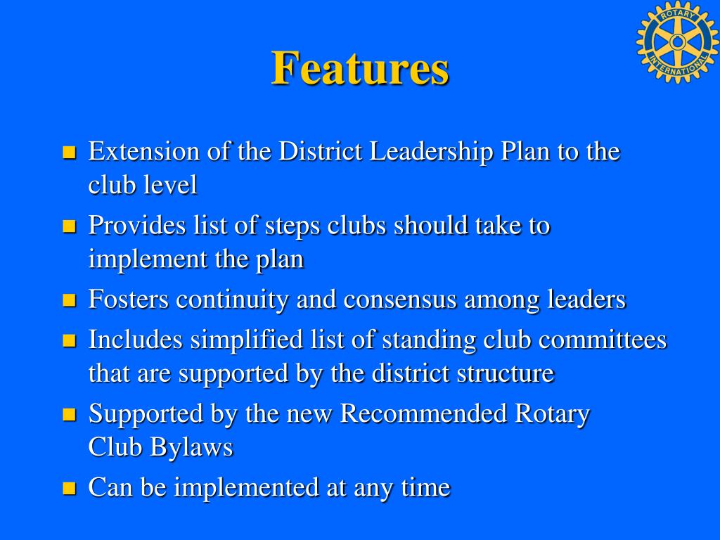 PPT - Implementing Rotary Club Leadership Plan for Strengthened Clubs ...