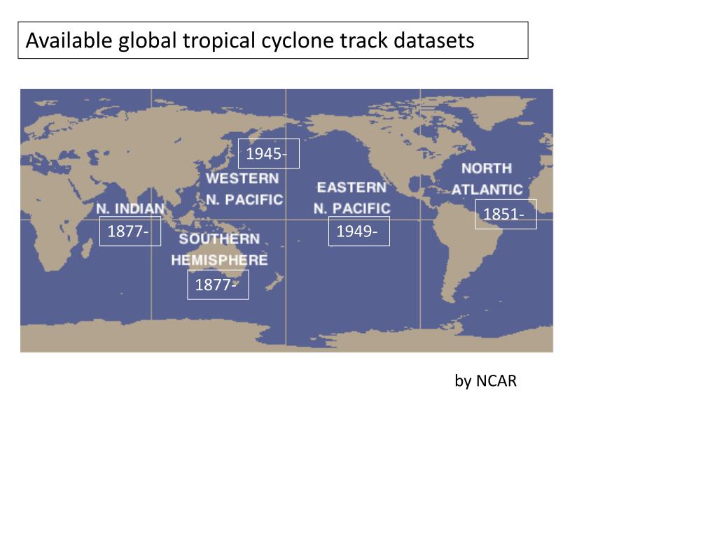 PPT - Typhoon tracks shift during the 20 th century over the western ...