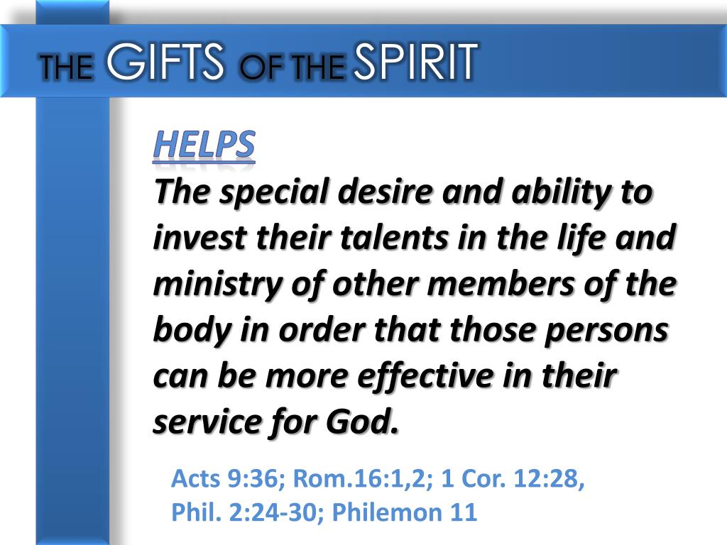 PPT - THE GIFTS OF THE SPIRIT PowerPoint Presentation, free download ...