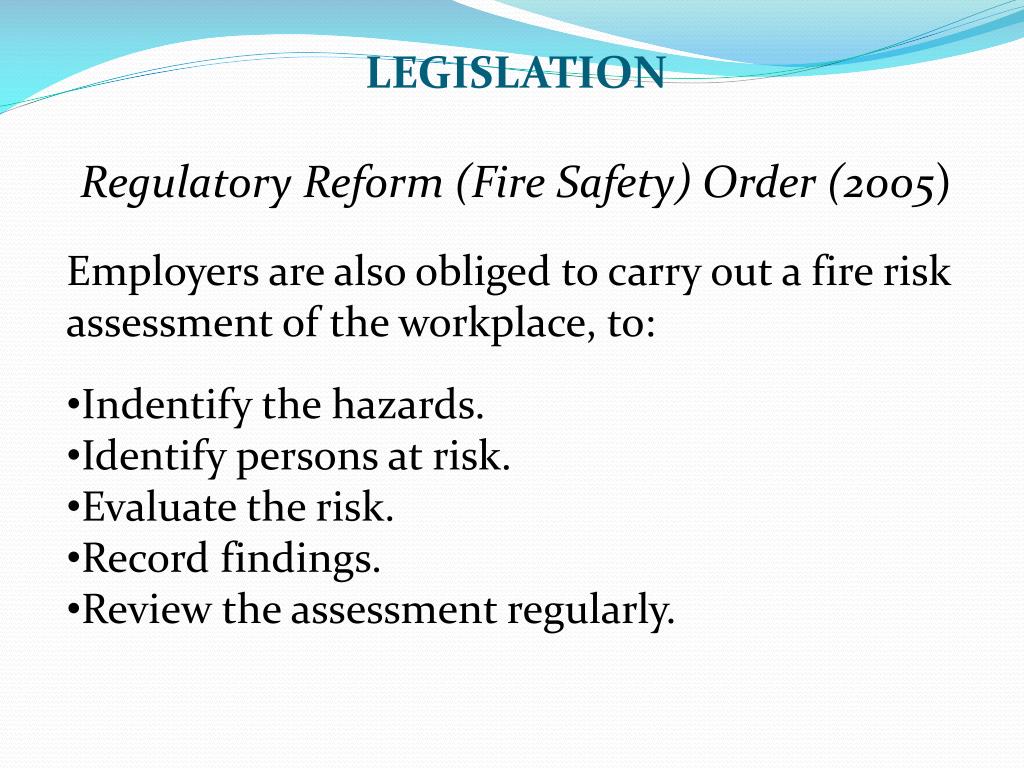 PPT - The role of the Fire Marshall / Fire Warden PowerPoint ...