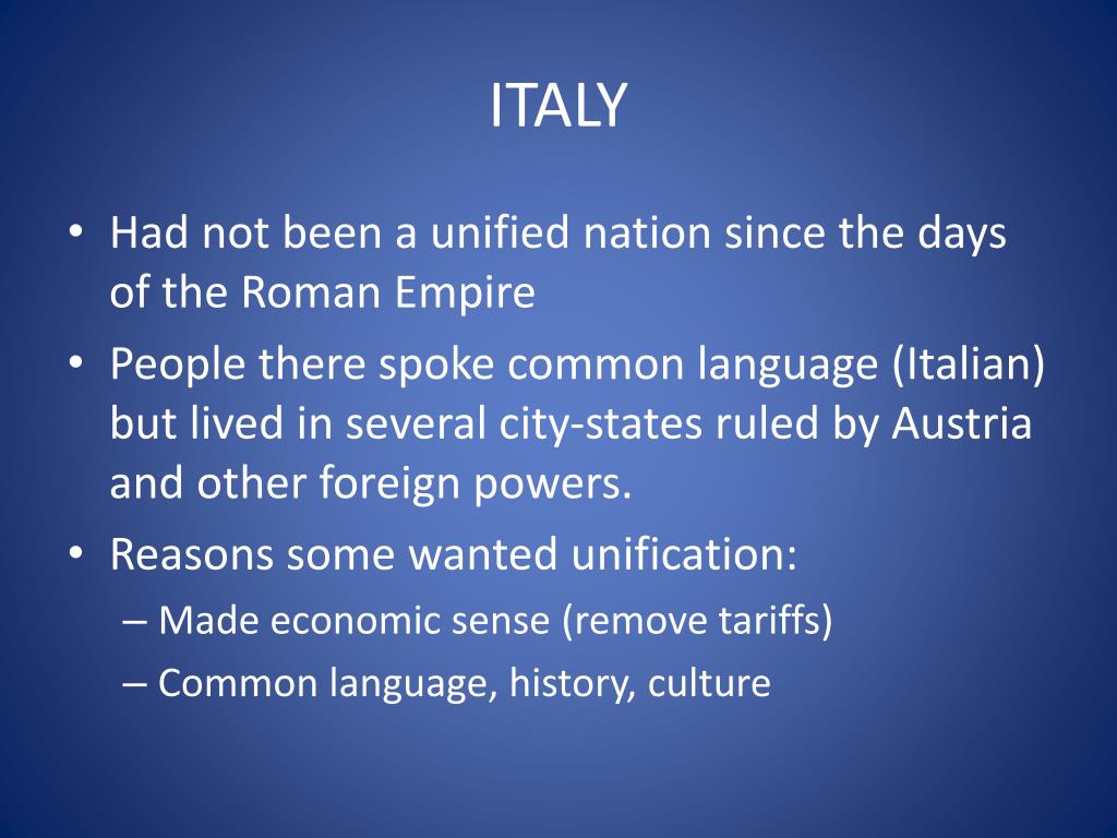 PPT - Nationalism Germany and Italy PowerPoint Presentation, free ...