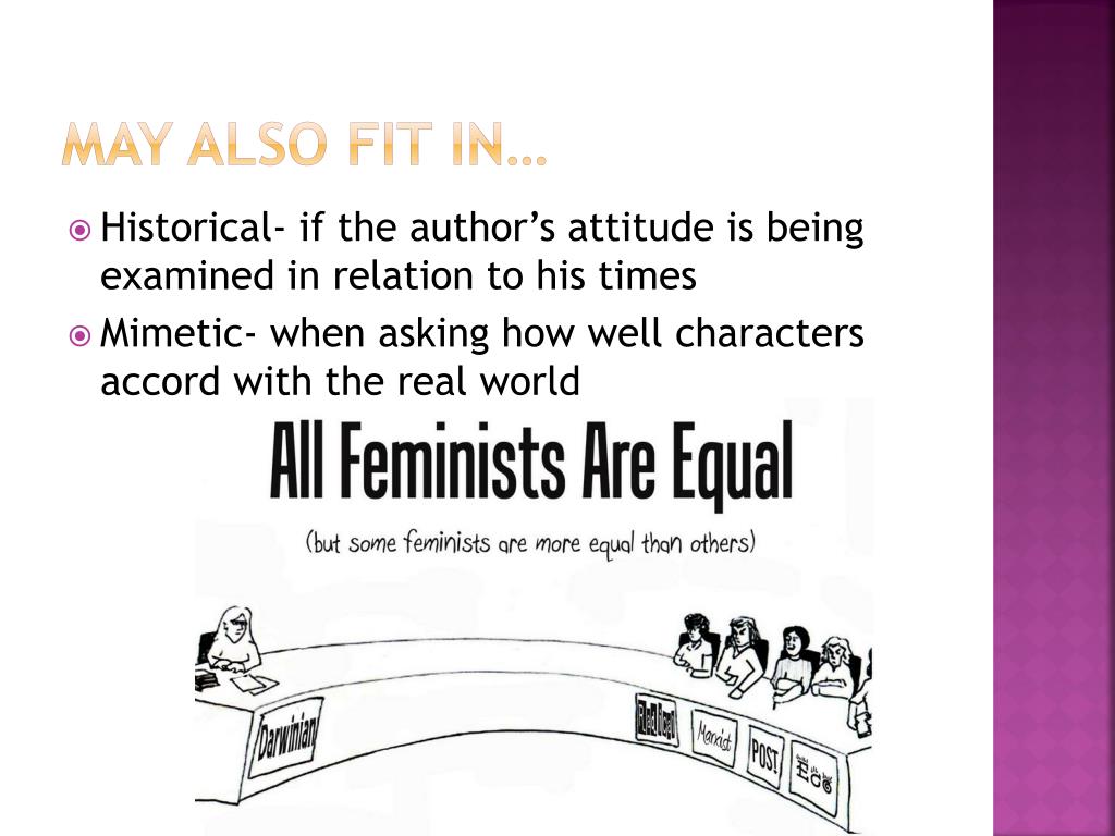 PPT - Feminism/Gender Approach to Criticism PowerPoint Presentation ...