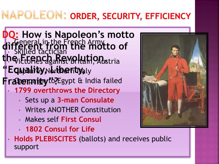 PPT - French Revolution: The Age of napoleon PowerPoint Presentation ...