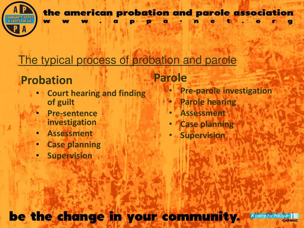 PPT - Understanding Pretrial Supervision, Probation, and Parole in the ...