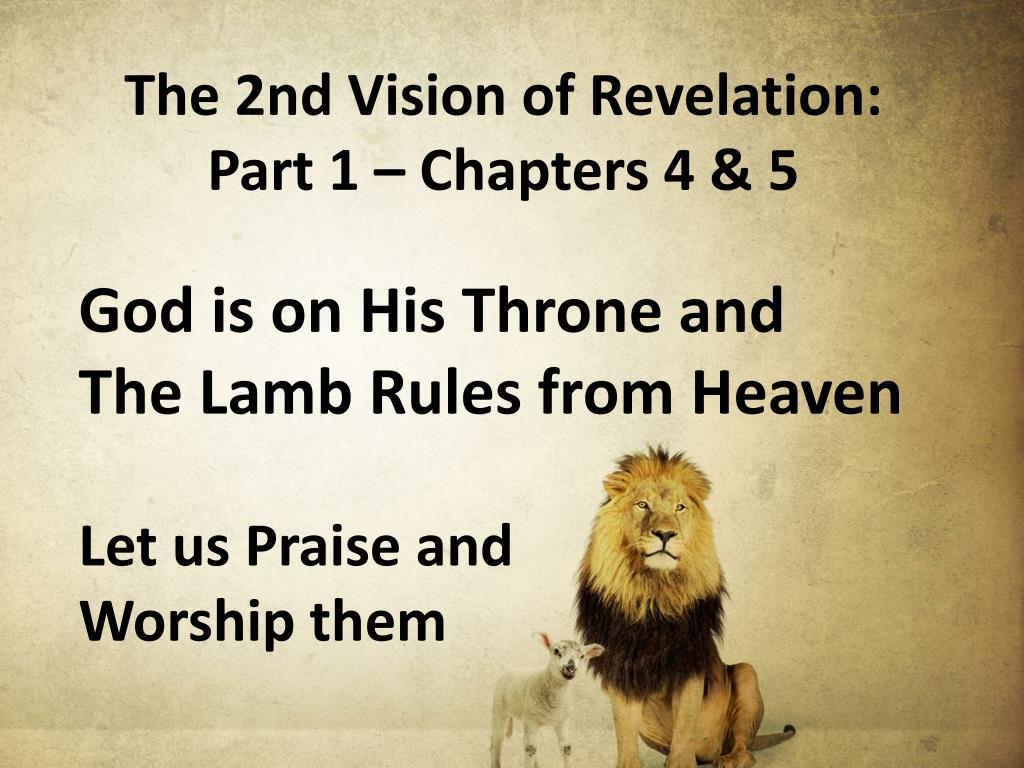 PPT - The 1st Vision of Revelation : Chapters 1-3 Jesus is among His ...