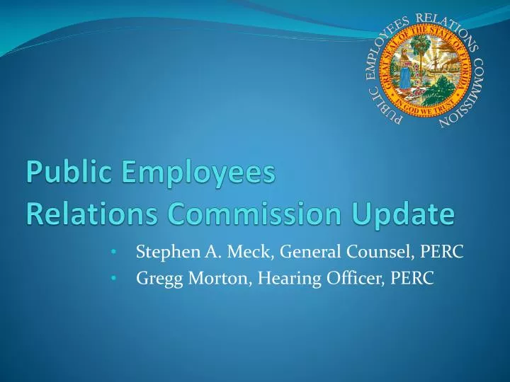 PPT - Public Employees Relations Commission Update PowerPoint ...