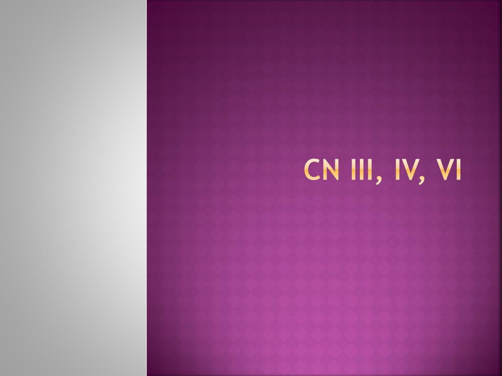 PPT - CN III, IV, VI PowerPoint Presentation, free download - ID:1886718