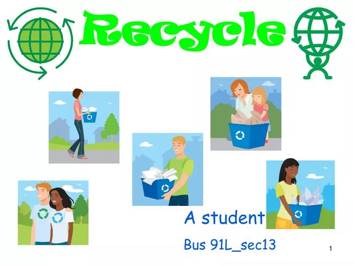 PPT - Recycle PowerPoint Presentation, free download - ID:1887674