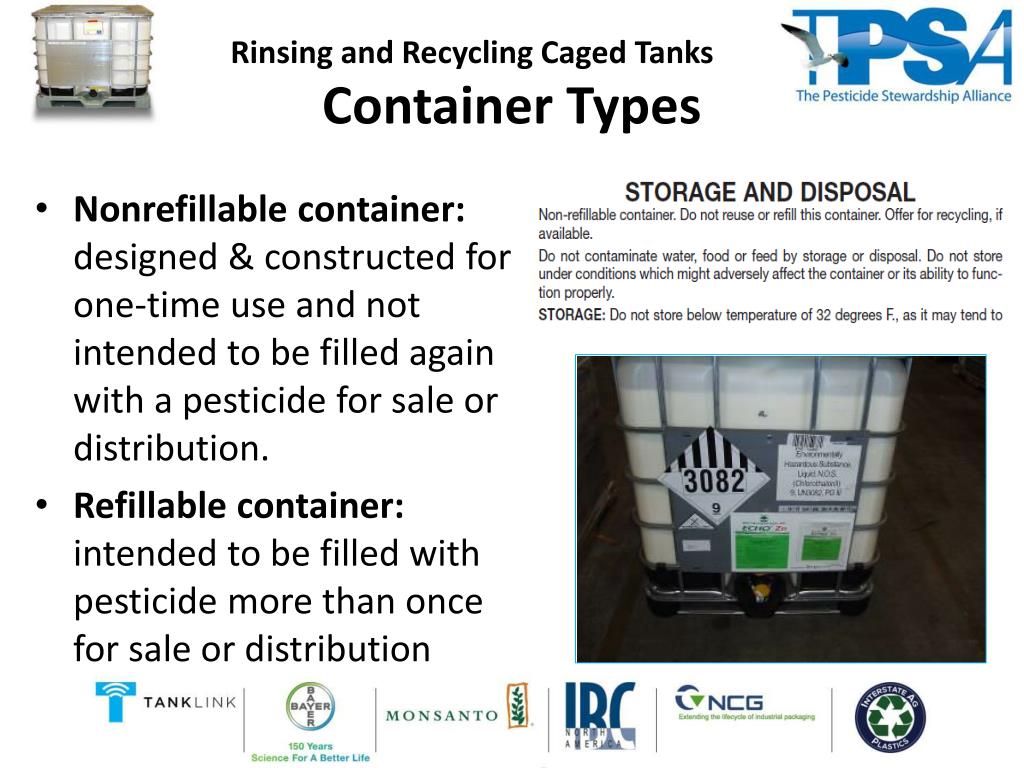 PPT - Caged Tanks for Pesticides: Terminology, EPA Regulations and ...