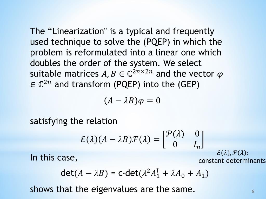Ppt Palindromic Quadratization And Structure Preserving Algorithm For