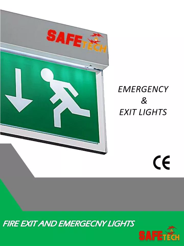 PPT - FIRE EXIT AND EMERGECNY LIGHTS PowerPoint Presentation, free ...