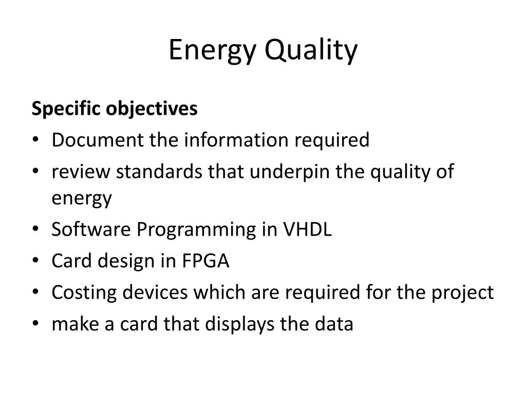 PPT - Energy Quality Measurement System Using FPGA and Hall Effect ...