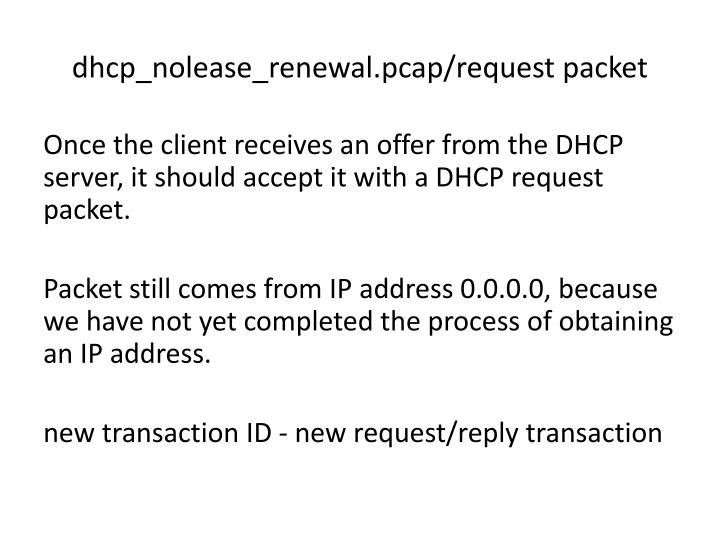 PPT - Wireshark – DHCP/DNS/HTTP PowerPoint Presentation - ID:1888557