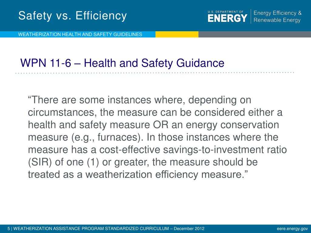 PPT - Weatherization energy auditor single family WAP Health and Safety ...