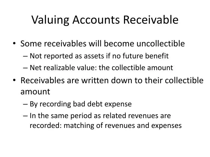The Effects of Accounts Receivable on a Balance Sheet - Online Accounting