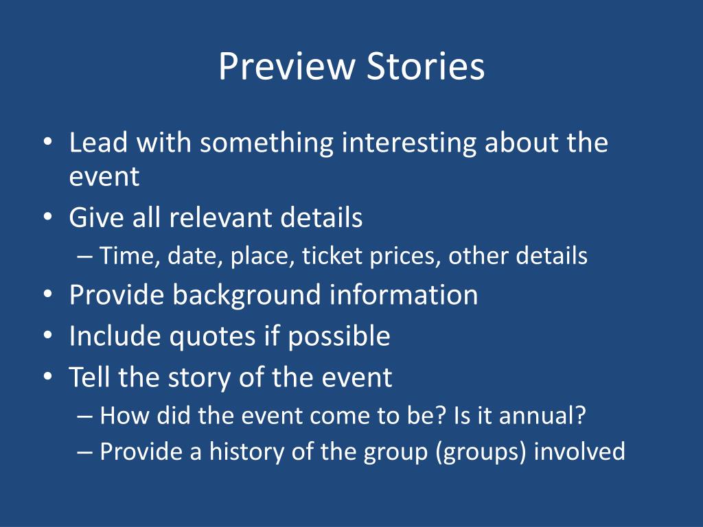 PPT - Crime and Court Stories Preview Stories PowerPoint Presentation ...